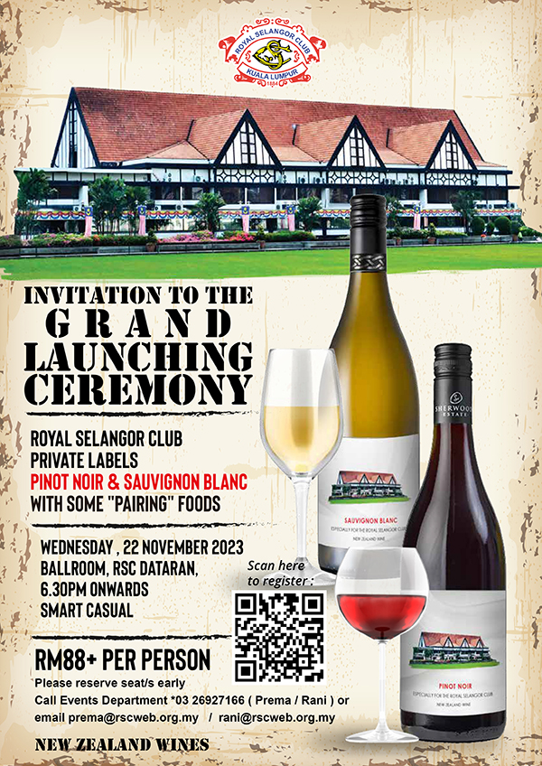 Invitation to the Grand Launching Ceremony | Royal Selangor Club