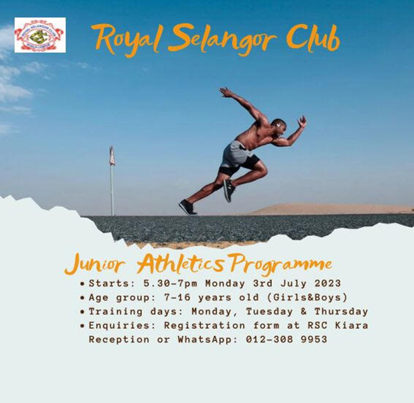 RSC ATHLETICS PROGRAM 2023 | Royal Selangor Club